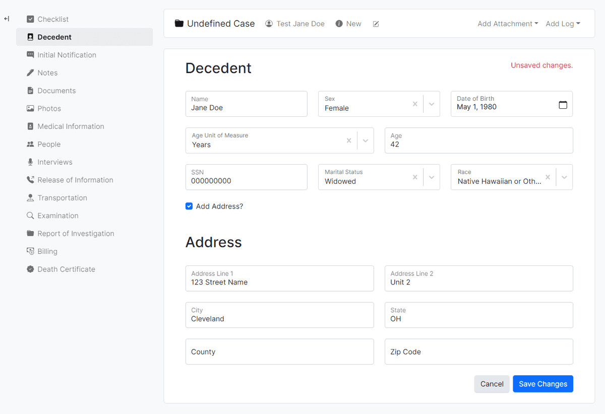 CaseBase - Coroner software made simple.