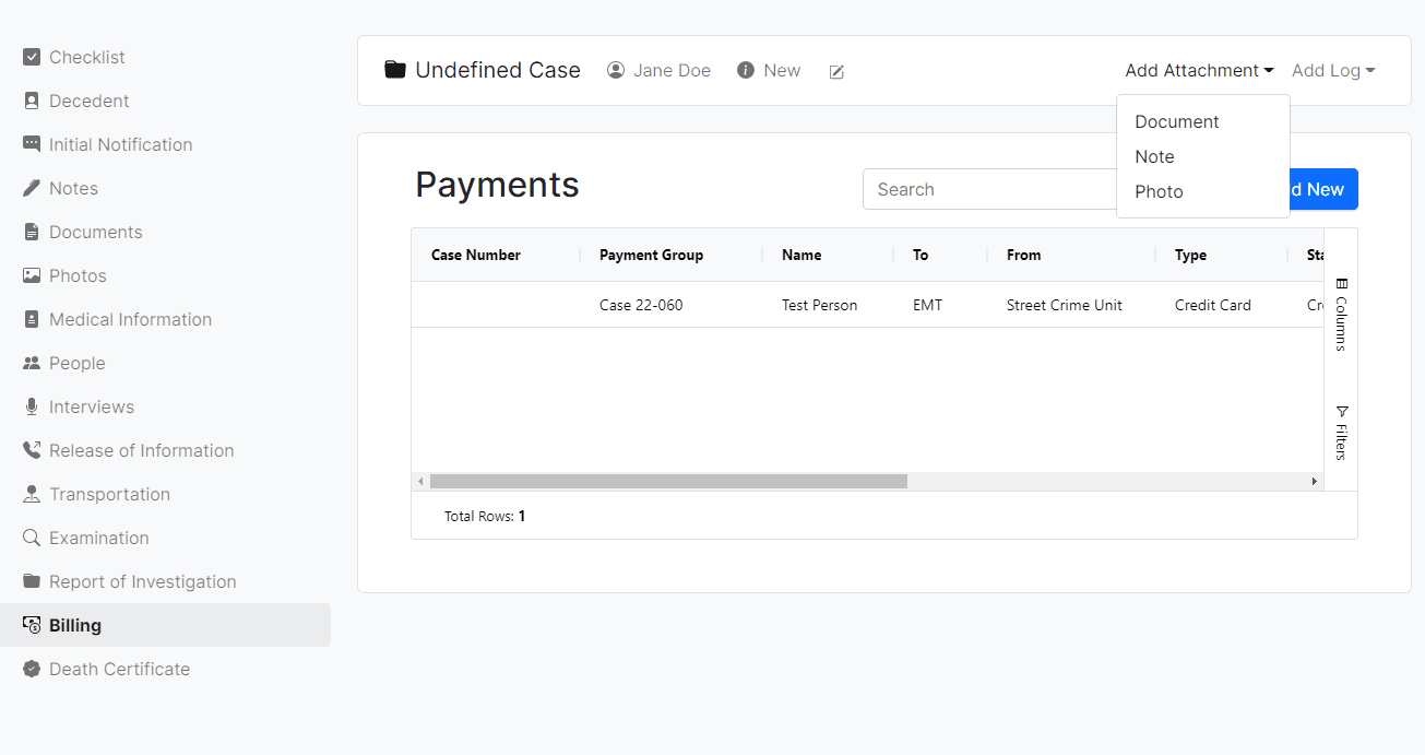 CaseBase - Coroner software made simple.