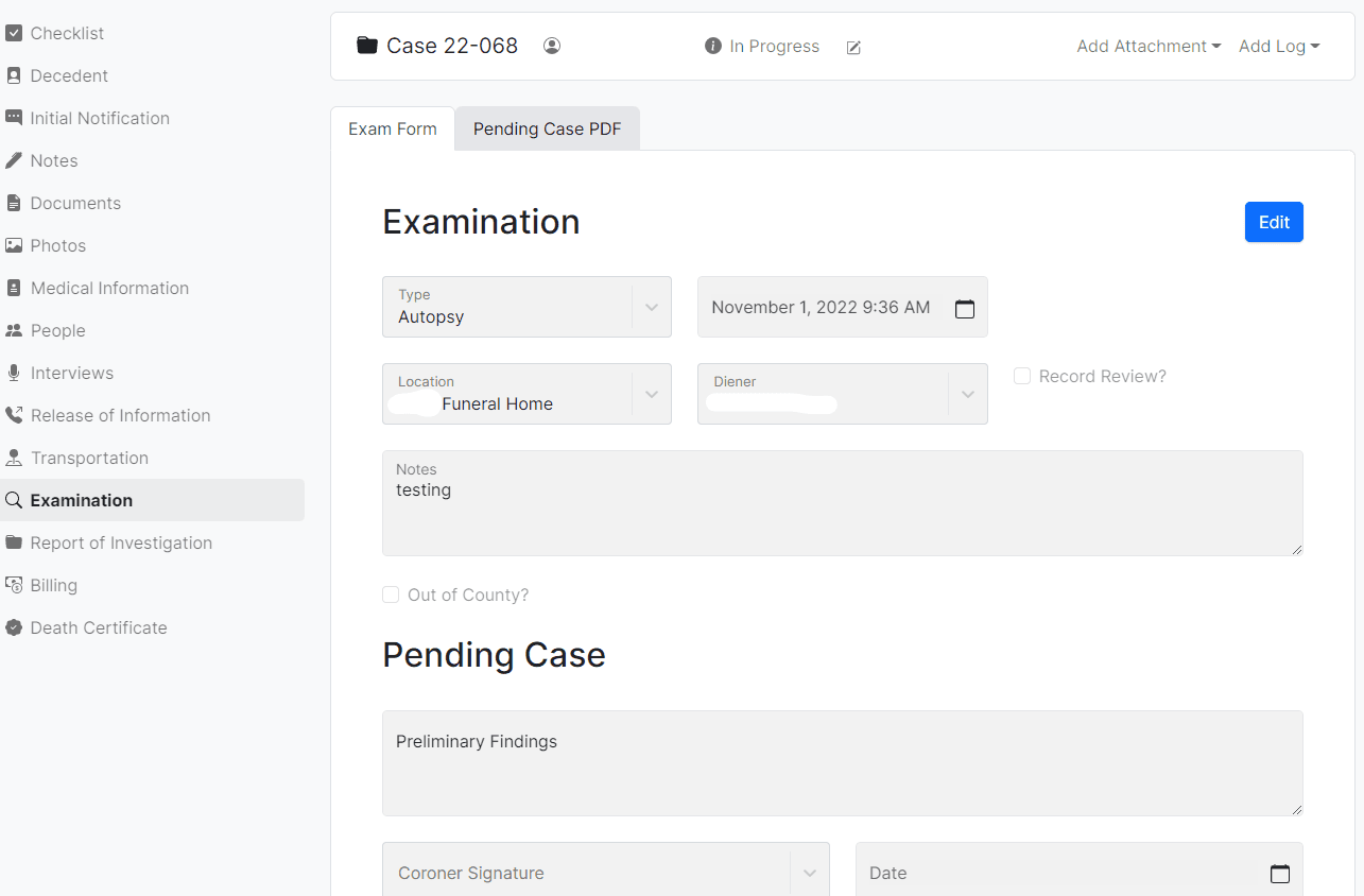 CaseBase - Coroner software made simple.