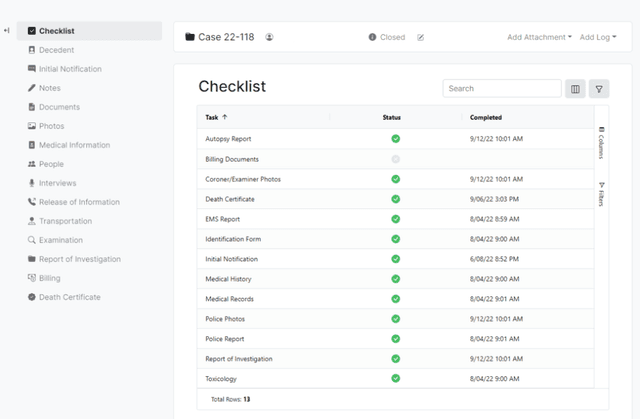 CaseBase - Coroner software made simple.