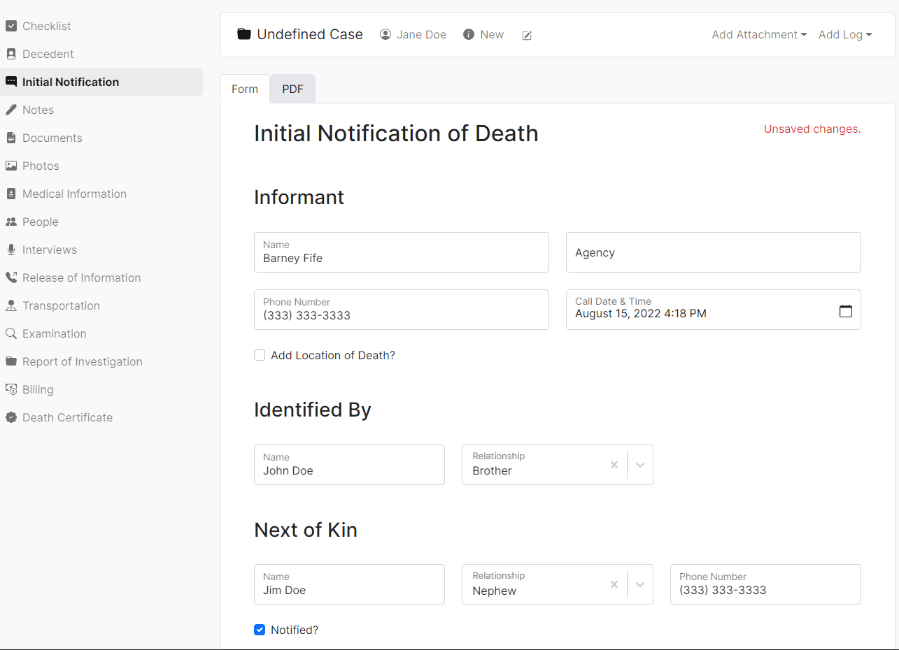CaseBase - Coroner software made simple.